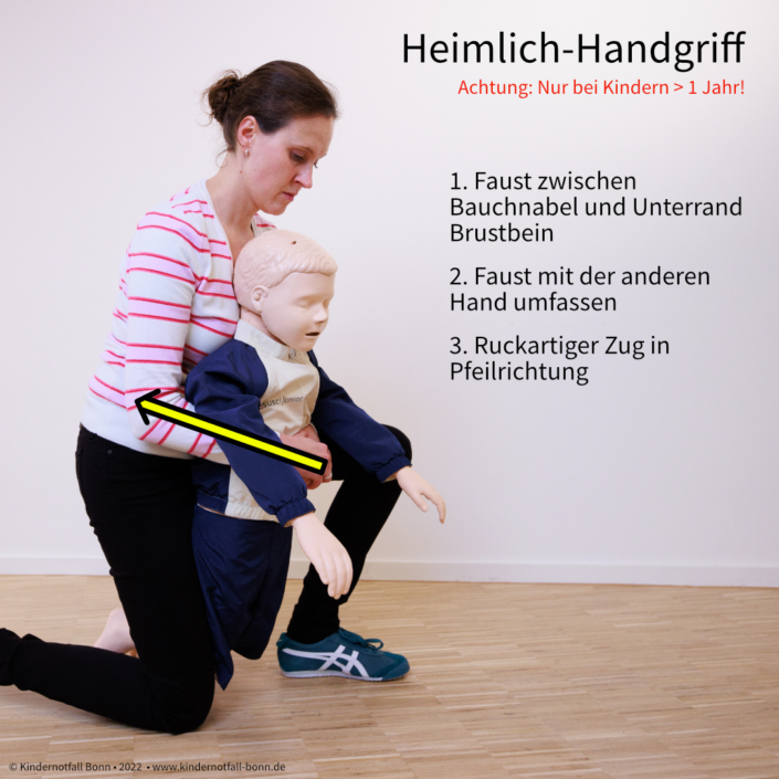 Ersticken Kind Notfall | Erste Hilfe bei Ersticken