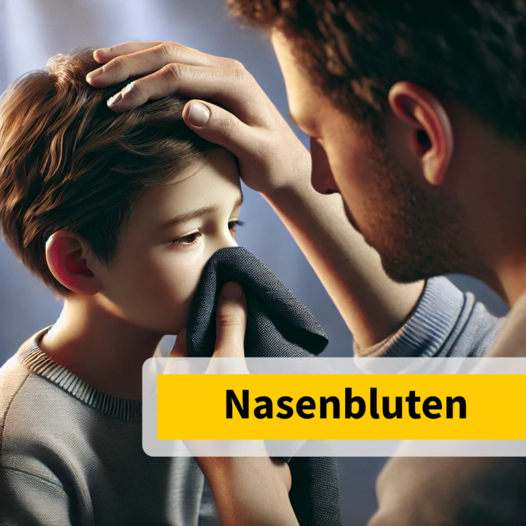 Erste Hilfe bei Nasenbluten: Tipps für Eltern und Kinder